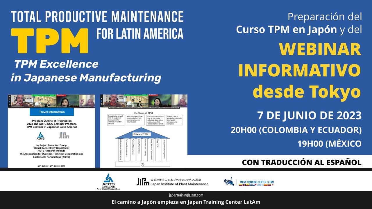 Webinar Informativo Curso TPM para Latinoamérica - La Excelencia en ...