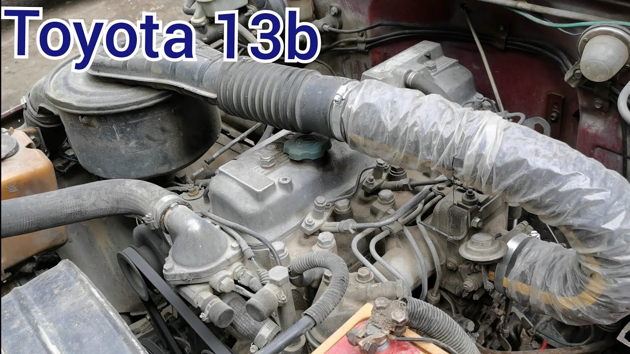Toyota 13b power full engine - YouTube