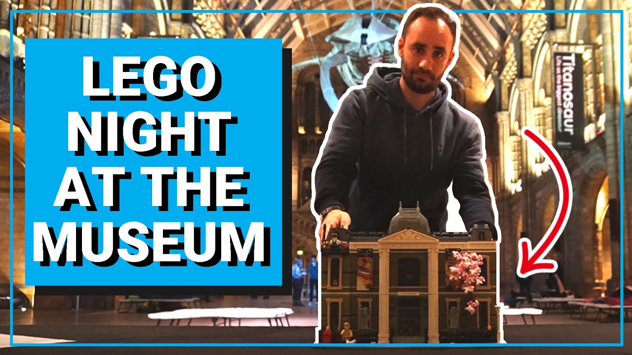 We slept in the Museum for LEGO night - YouTube
