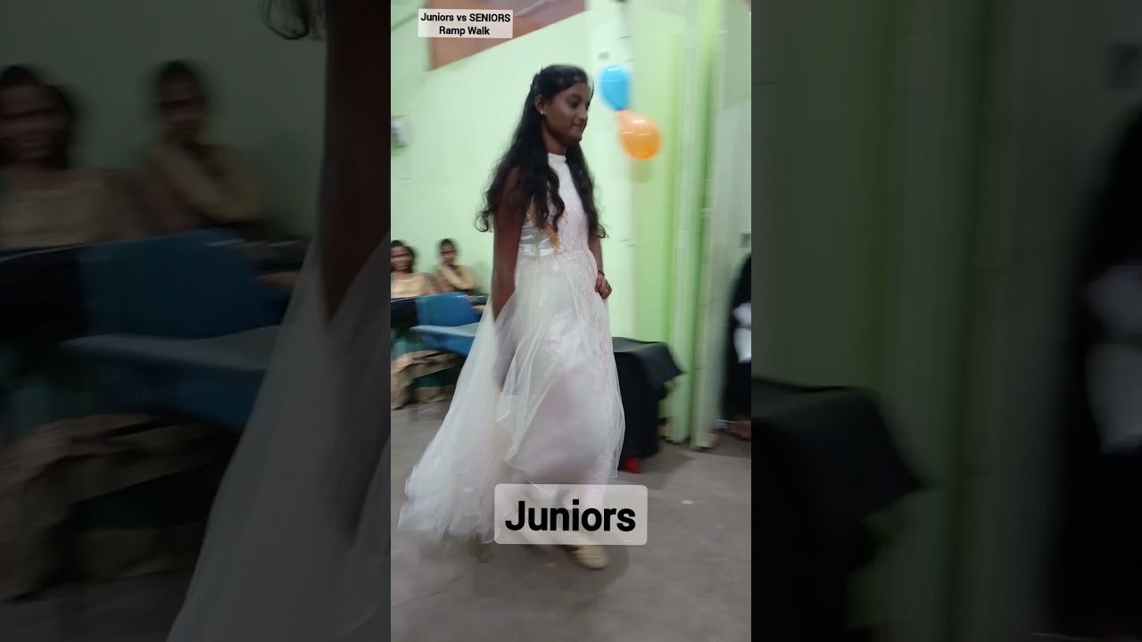 Ramp walk during the Fresher's Party || Fresher's Party fun - YouTube