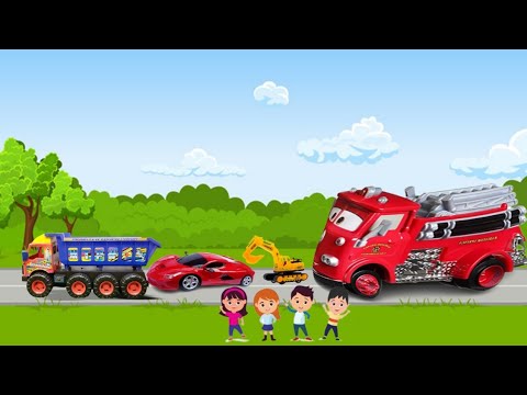 New Toy Cars Slide Dlan Play Sliding Cars Video For Kids (Sami Kids ...