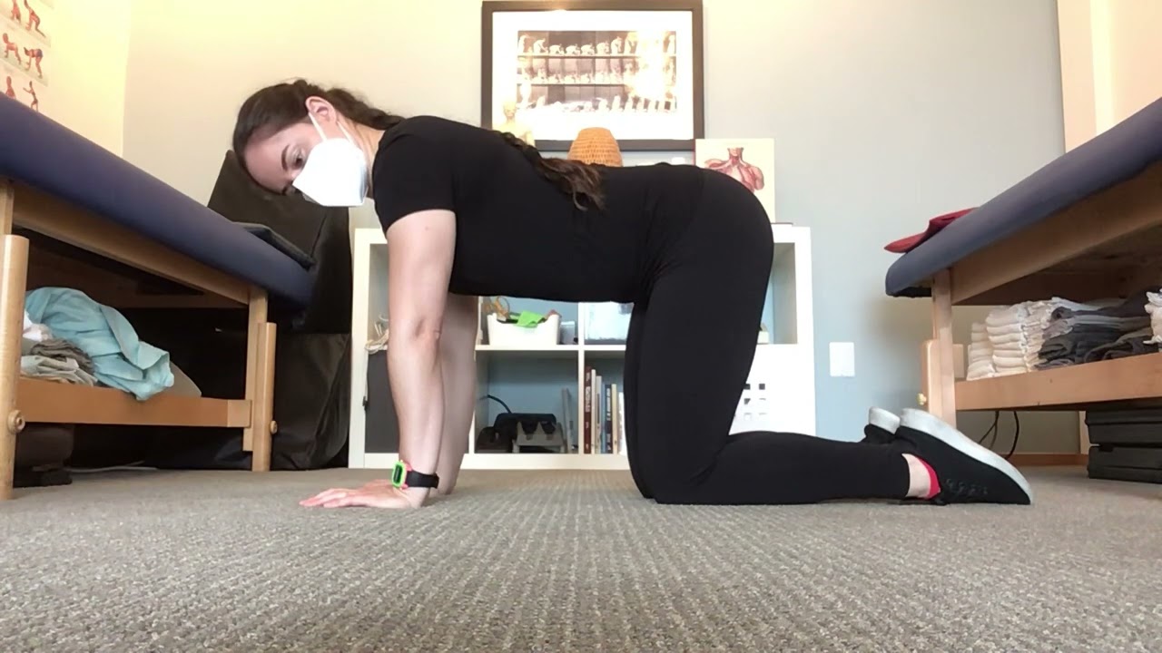 Quadruped Cervical Rotations With Chin Tuck Youtube
