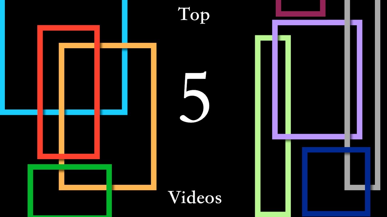 Top 5 Favorite Videos - YouTube