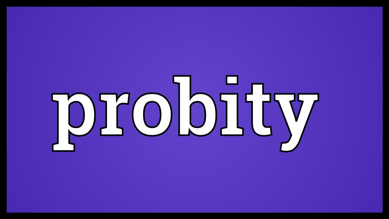 Probity Meaning YouTube probity-meaning-youtube