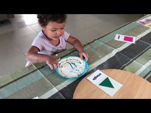Learning Shapes, Mark Making, Fine Motor Skills activity for toddlers ...