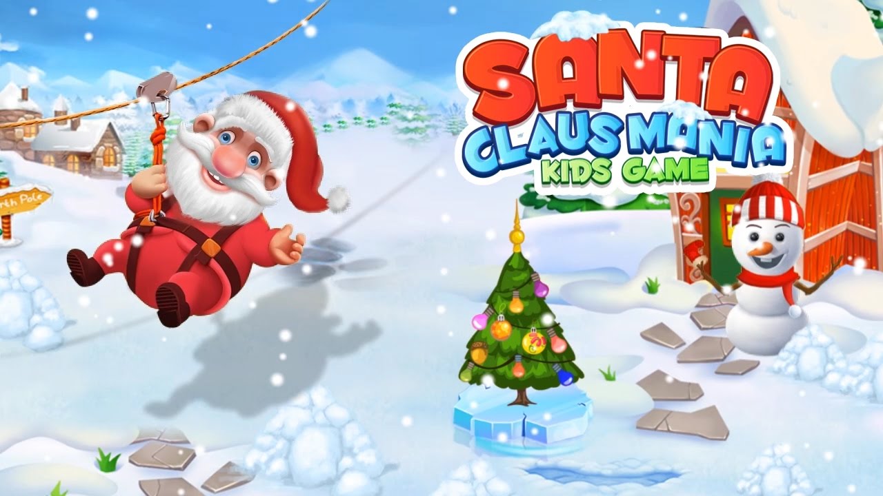 Santa Clause Mania Kids Game - Santa Mania Kids Games By Gameiva - YouTube