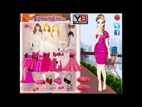 Hot Pink Style Game -Y8 com Best Funny Online Games - YouTube