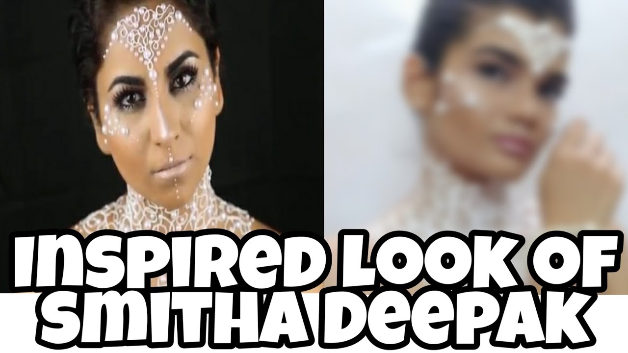 Inspired makeup look of Smitha Deepak / Mother of Pearls - YouTube