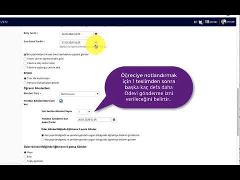 SAKAI-Ödev Hazırlama