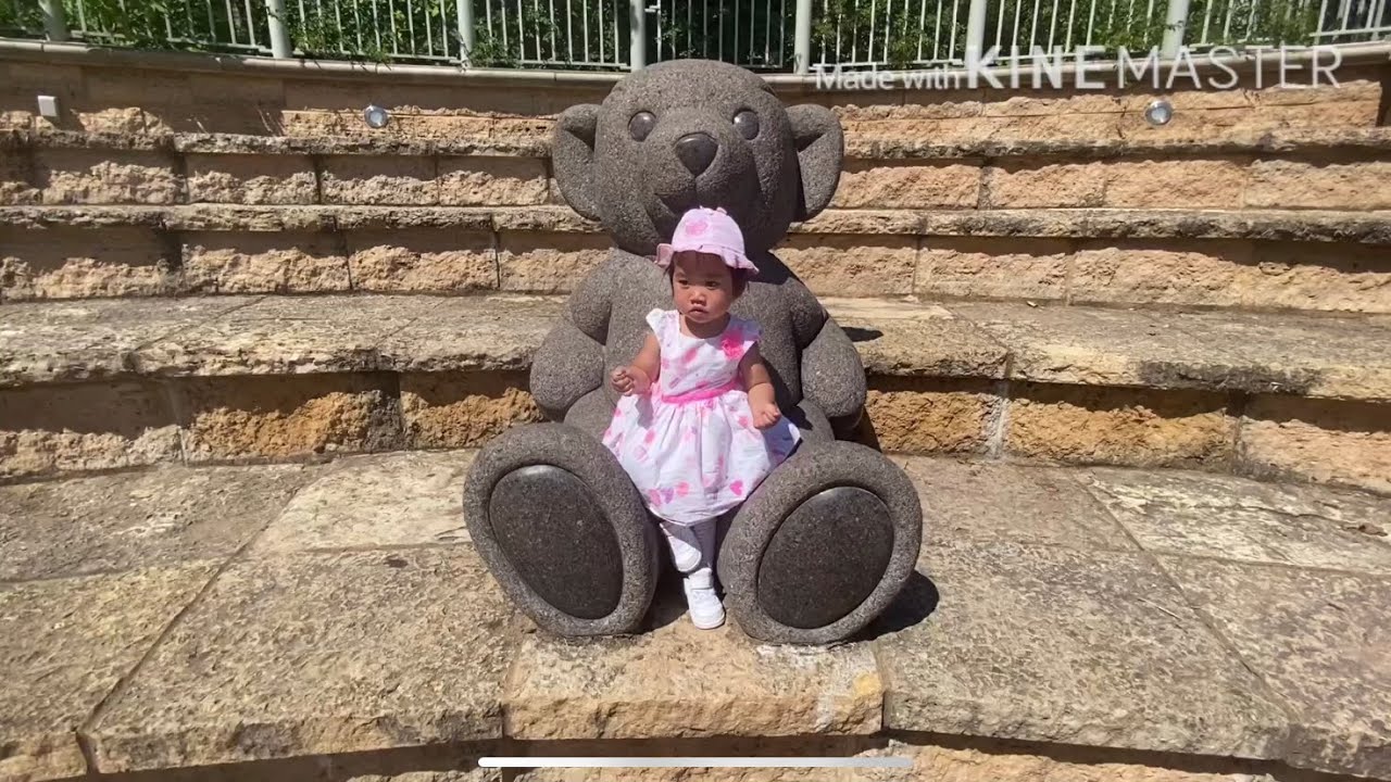 Sofia&Ford Playing At The Teddy Bear Park - YouTube