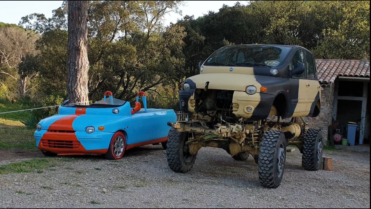 MULTIPLA CABRIOLET ET MULTIPLA MONSTER TRUCK ! - YouTube