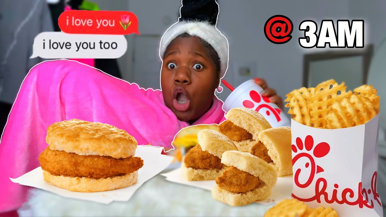 I pulled a all-nighter and order food @ 3am - YouTube