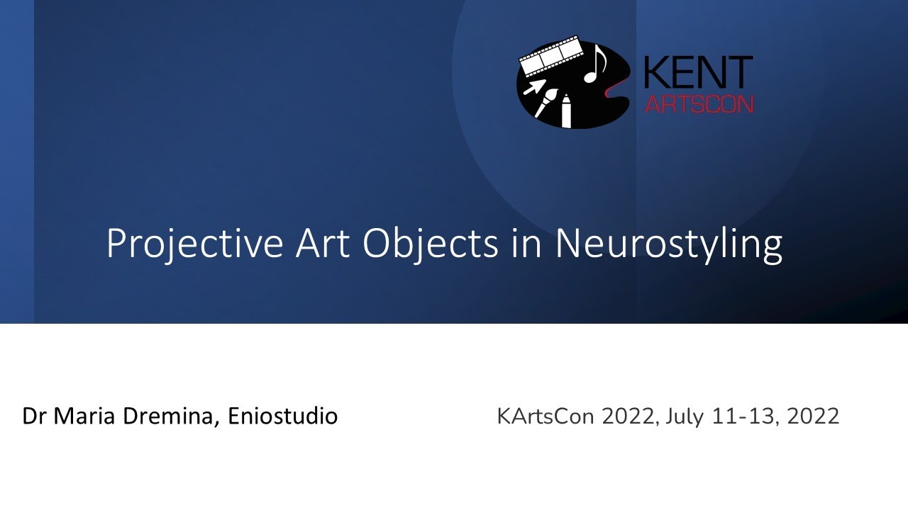Projective Art Objects in Neurostyling - YouTube