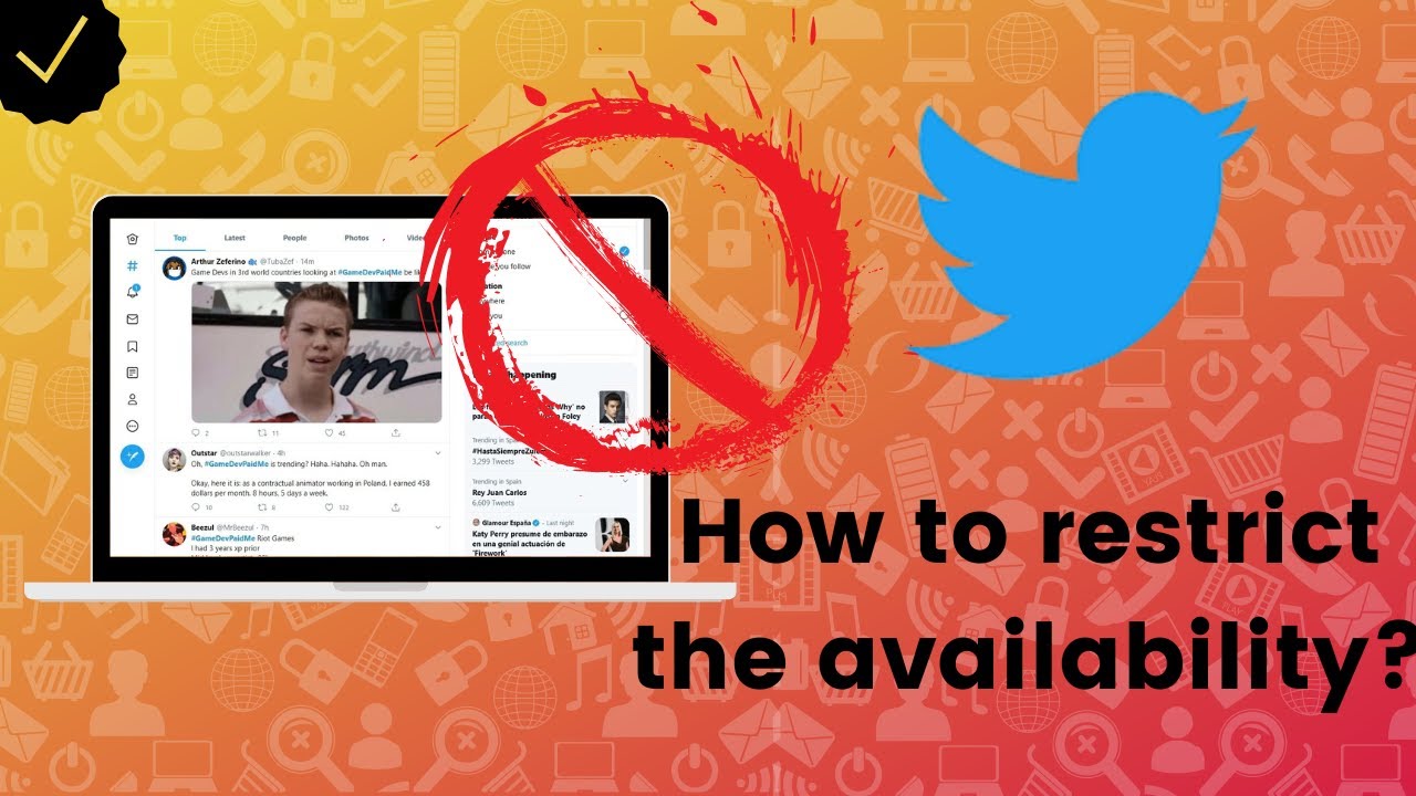 How to restrict the availability of tweets and account information on ...