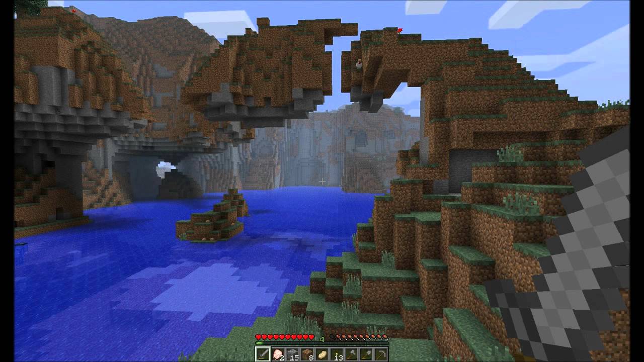 Let's Play Minecraft 004 - Erkundungstour rund um die Bucht - YouTube