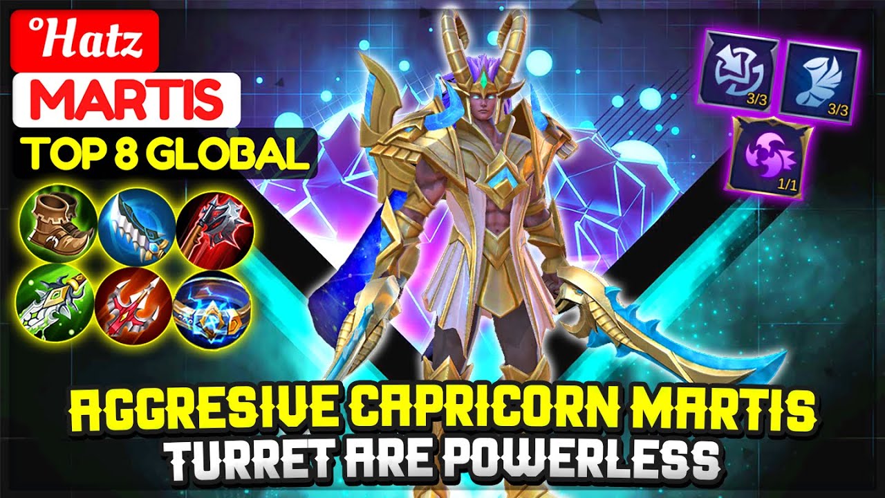 Aggresive Capricorn Martis, Turret Are Powerless [ Top 8 Global Martis ...