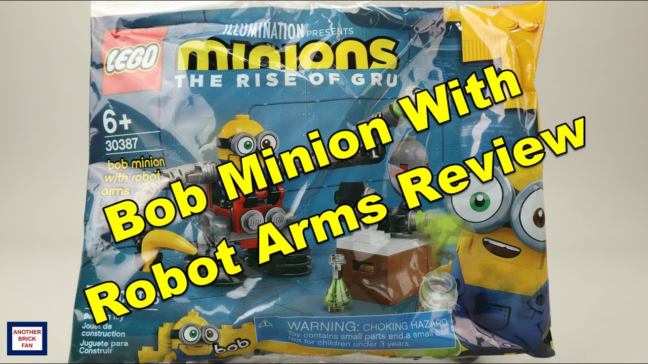 LEGO Minions Bob Minion with Robot Arms review set 30387 - YouTube