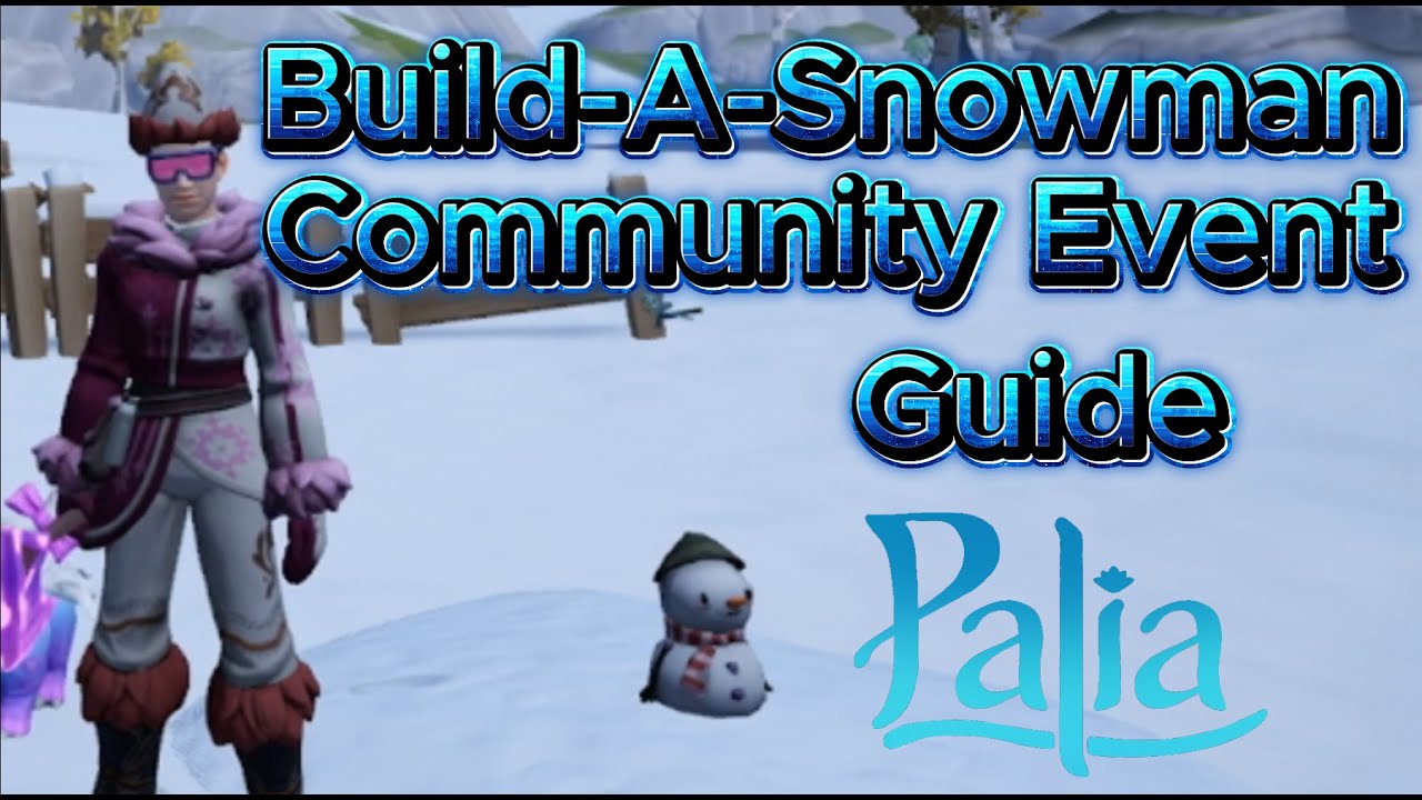 Snowman Community Event Guide - YouTube
