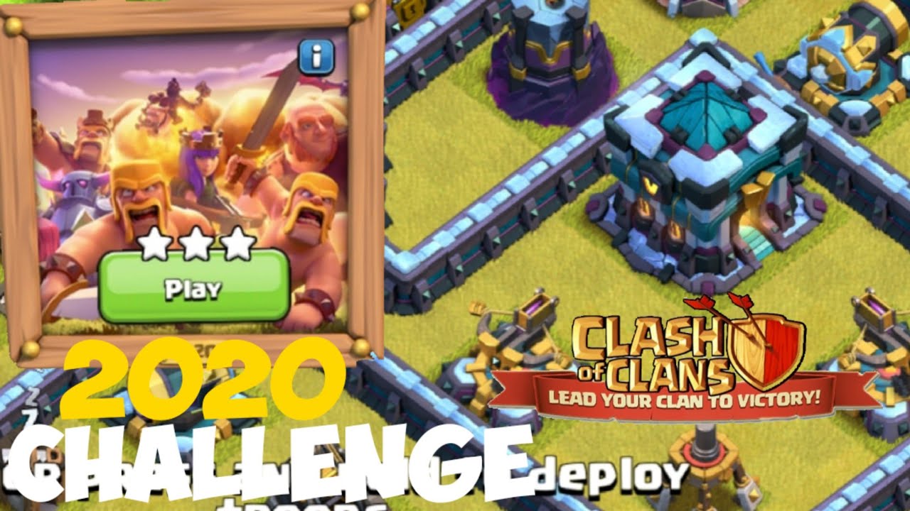 Easily 3 Star New 2020 Challenge With Spell Swag || Clash Of Clan (COC ...