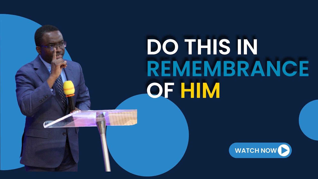 Remembering Christ: A Message from Pastor Thompson - YouTube