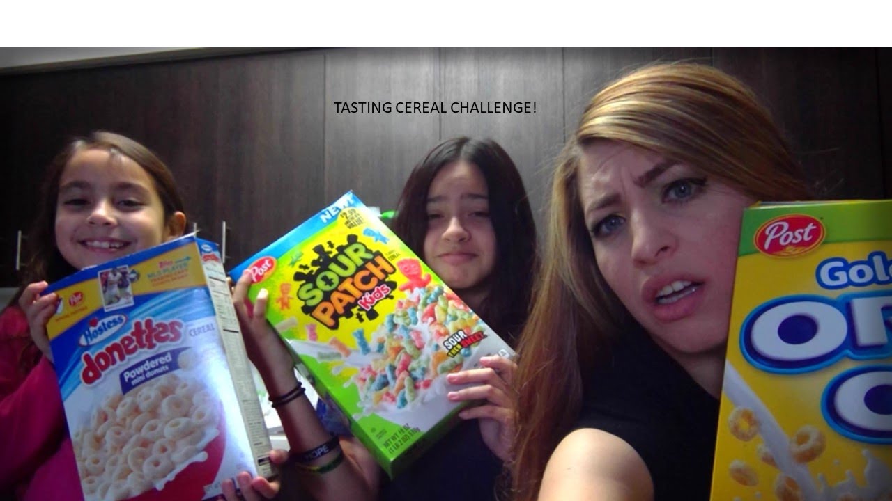 Tasting Cereal Challenge "YOU WON'T BELIEVE IT" - YouTube