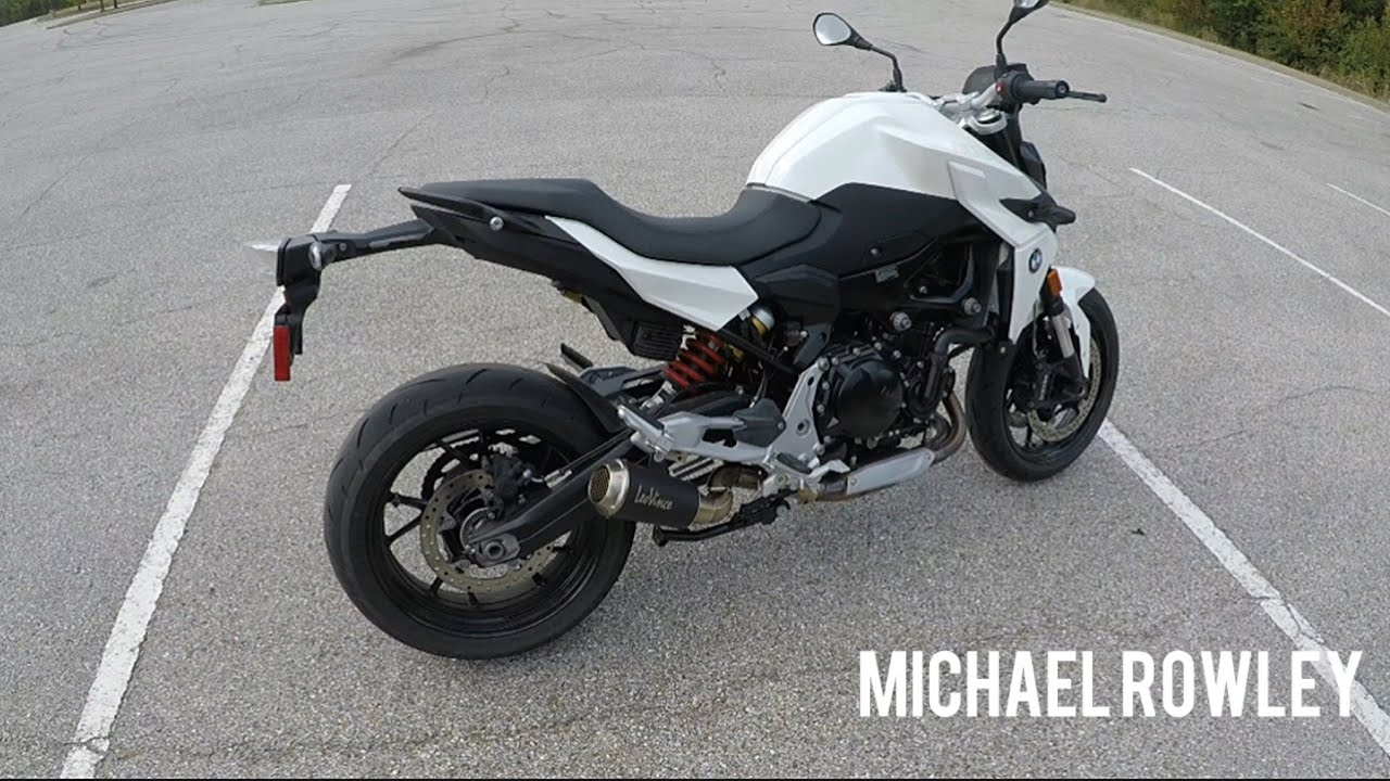 BMW F900R Leo Vince exhaust + Midpipe - YouTube