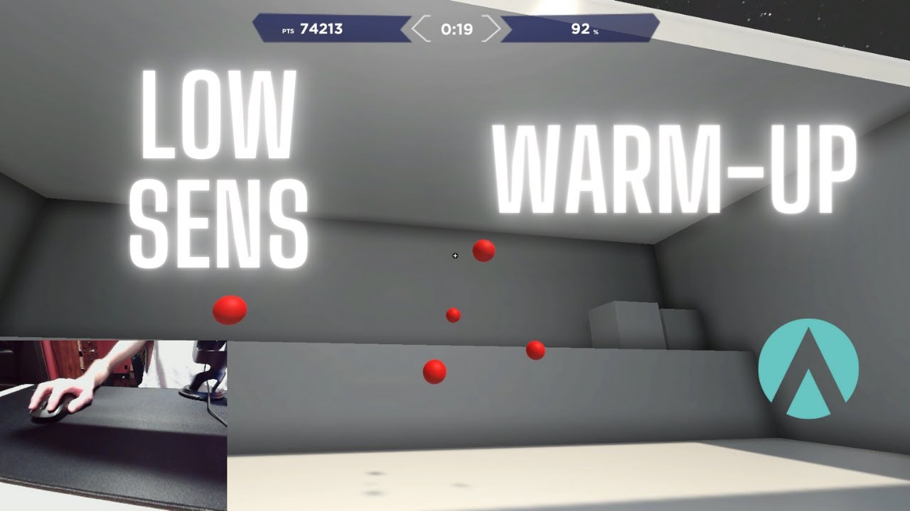 Low Sens Valorant Warm-up/Aim Training Routine W/ HandCam (0.11 @ 800 ...