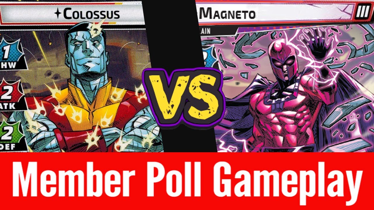 COLOSSUS vs. MAGNETO (Expert) Marvel Champions Playthrough - YouTube