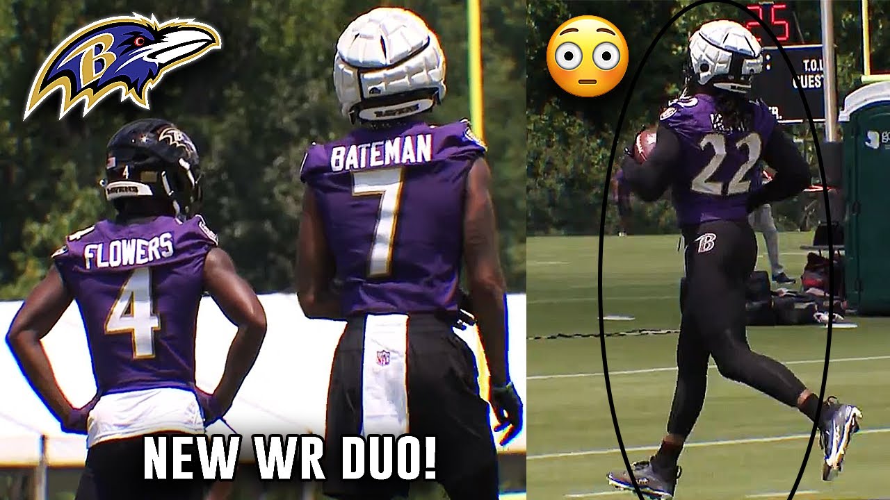 ZAY FLOWERS & RASHOD BATEMAN Putting in WORK + (SCARY) D-Henry 😳🔥 ...