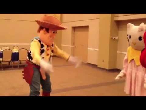 Gangnam Style with Woody from Toy Story, Clifford & Hello Kitty - YouTube