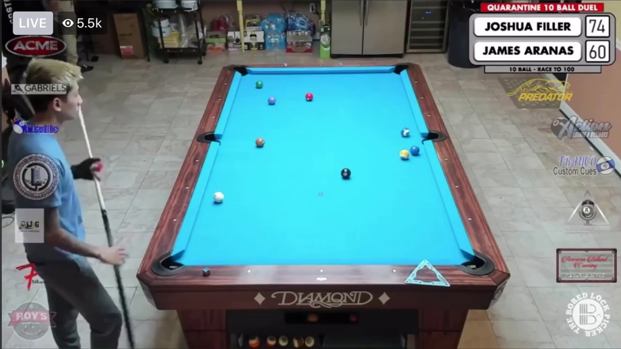 James “DD” Aranas Incredible Shot playing Joshua Filler - YouTube