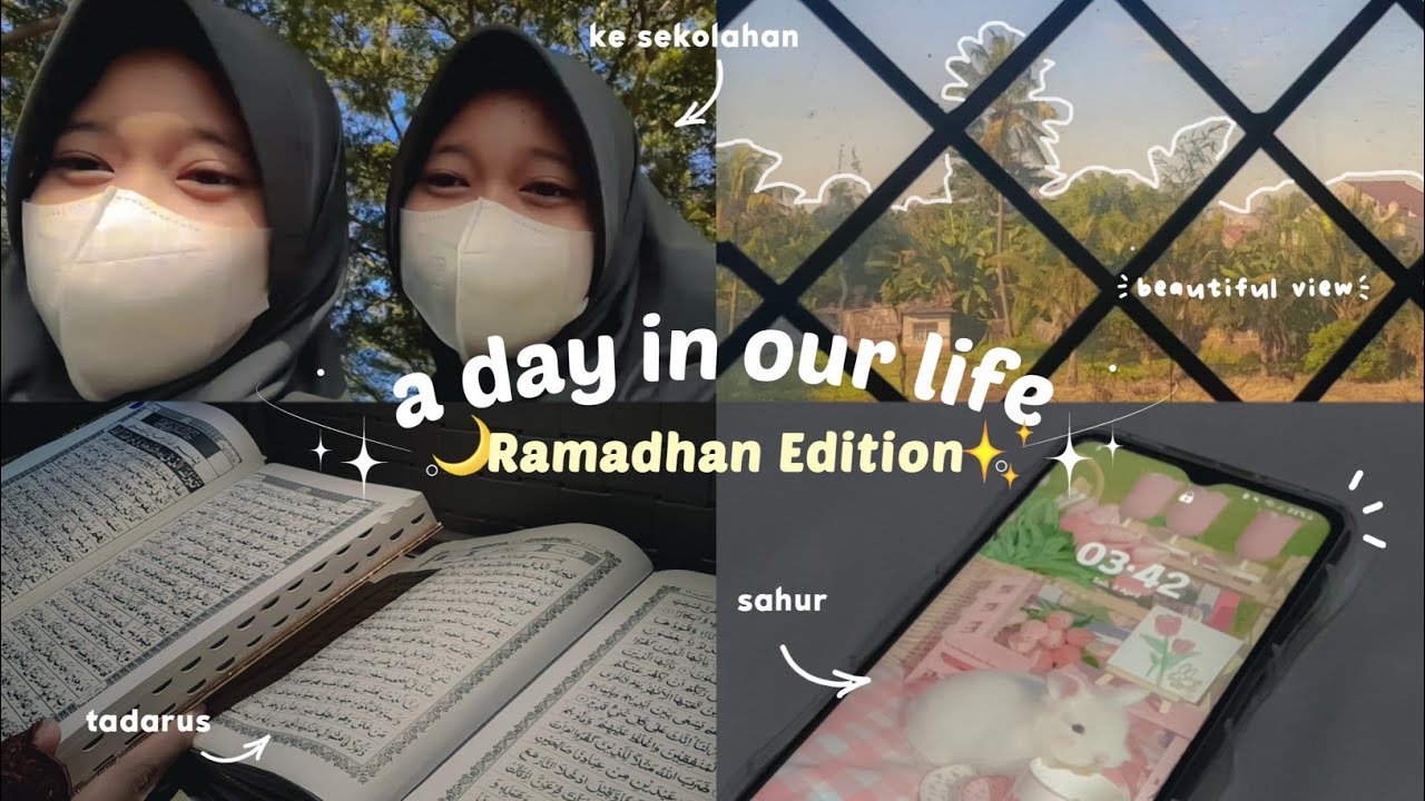 A DAY IN OUR LIFE 🎀💭 sahur, gathering donations, take tiktok videos ...