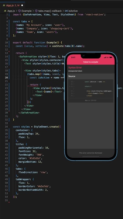 Episode 40 | Building Minimalistic Tabs with Icons in React Native - YouTube