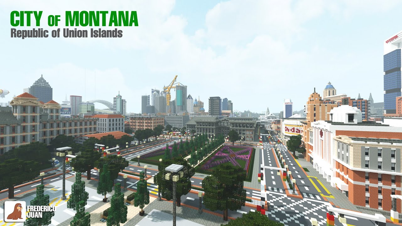City of Montana 360° View [Minecraft] - YouTube