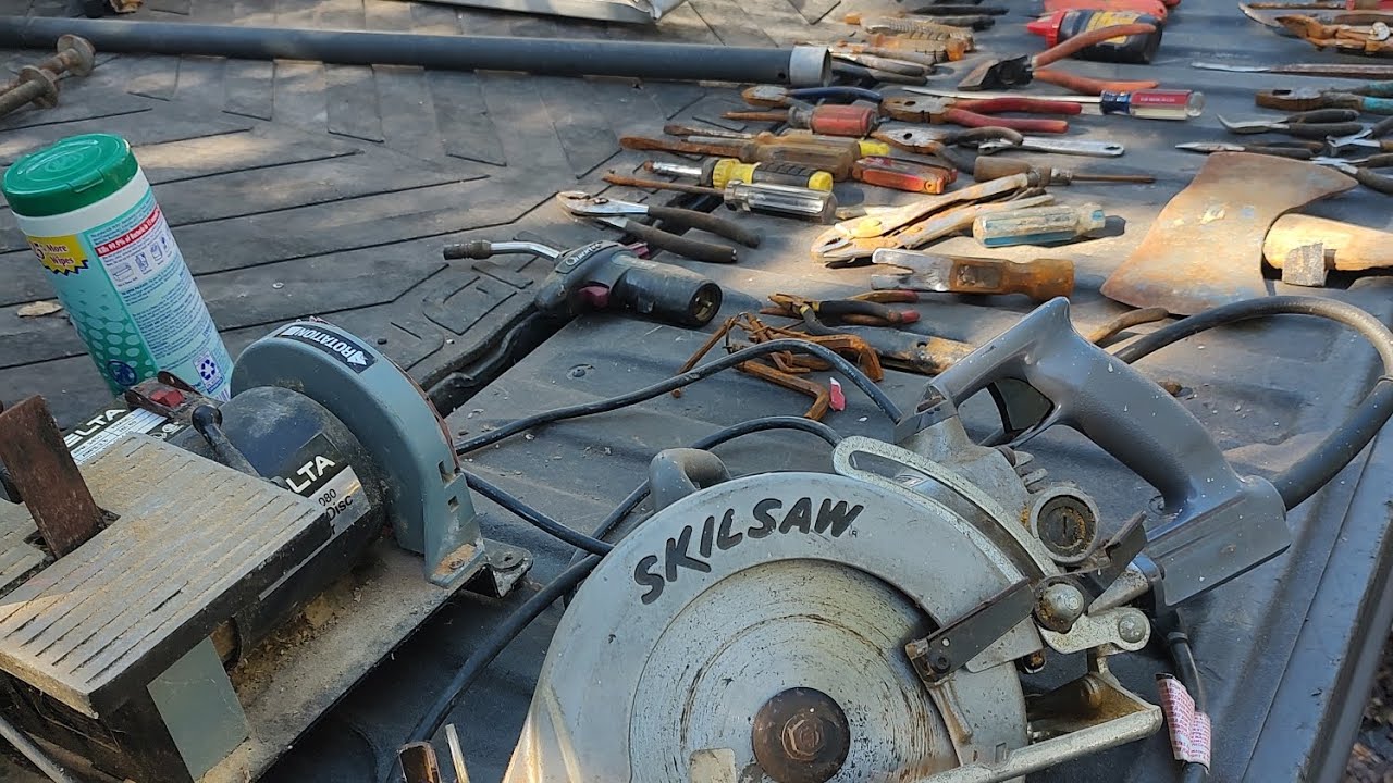 Tool Haul from the curb or the poor man's flea market - YouTube