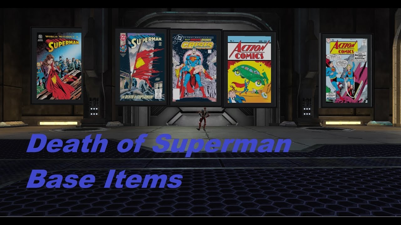 DCUO Superman Anniversary: Base Items (Part 1) - YouTube