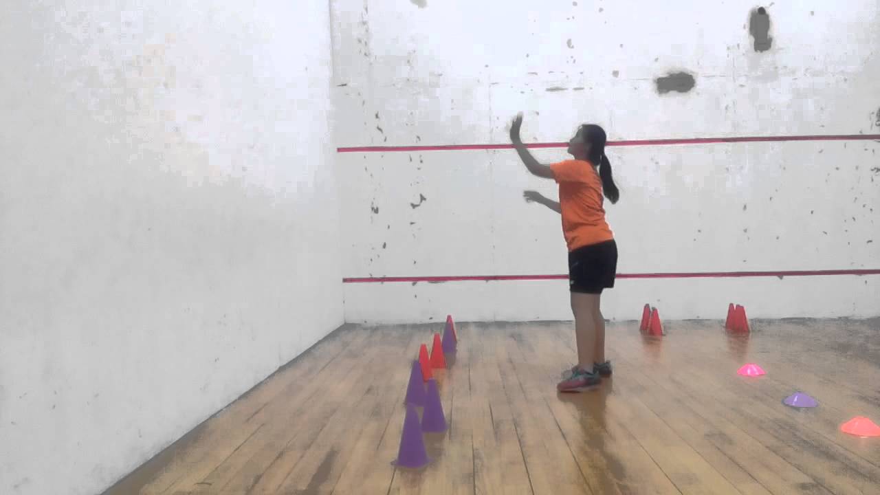 Reaction for squash exercises|rawamangun squash club with coach sahat ...