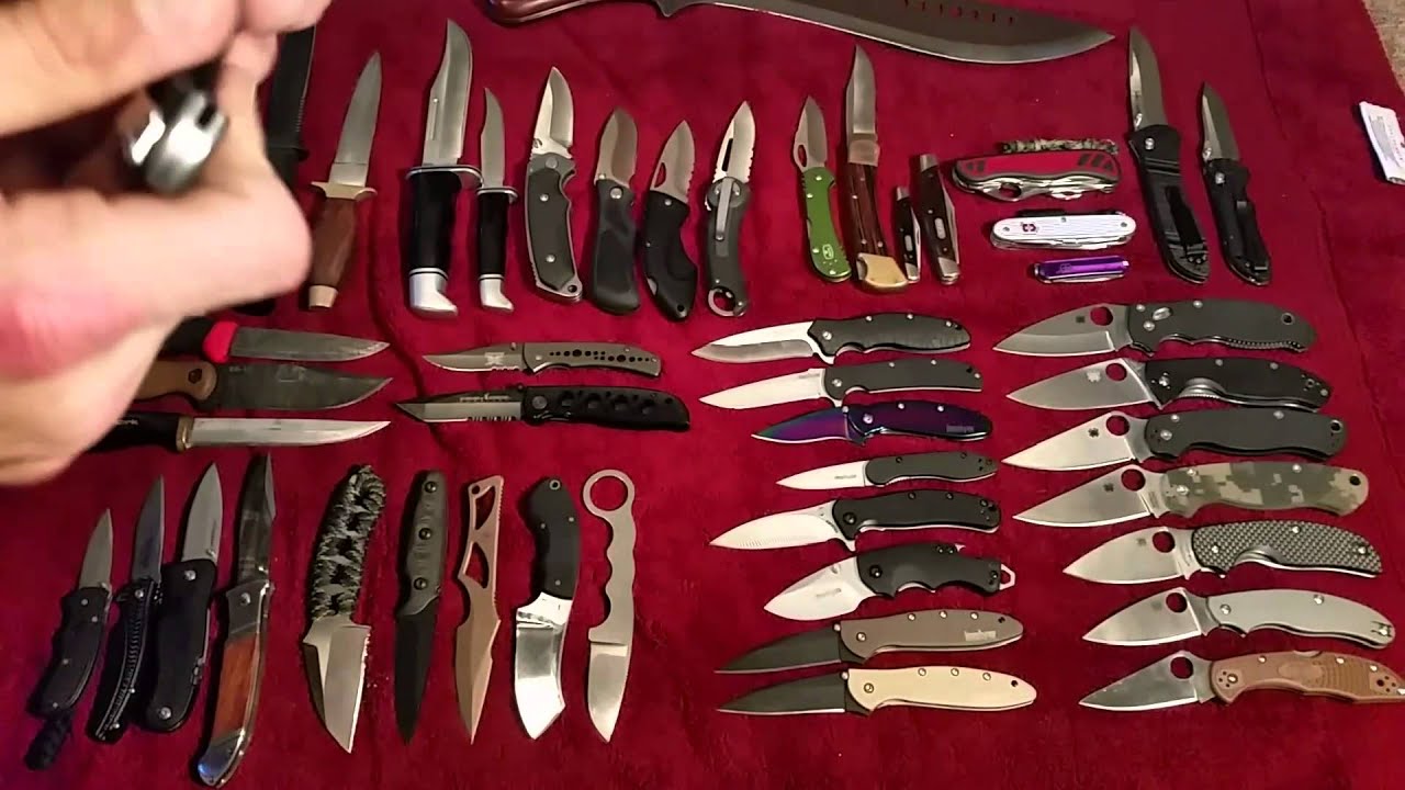 Knife Collection October 2015 - YouTube
