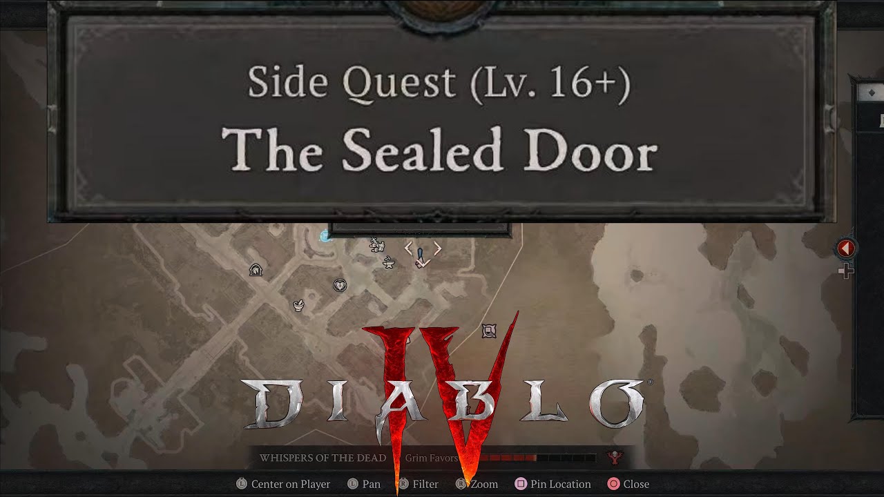 Diablo 4 Side Quests: The Sealed Door - YouTube