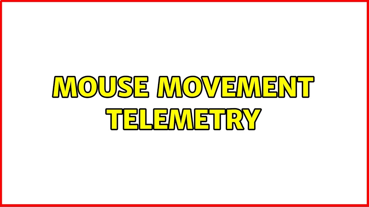 Unix & Linux: Mouse movement telemetry - YouTube