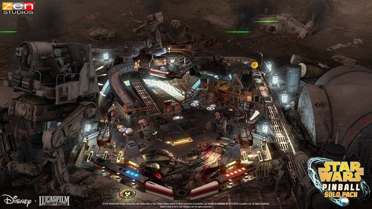 Star Wars Battle Of Mimban Pinball - YouTube