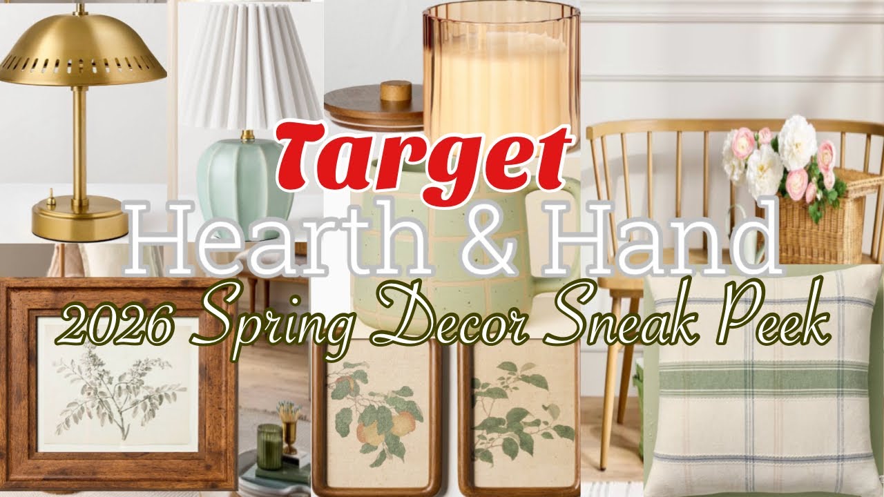 Brand New Hearth & Hand Spring Decor Sneak Peek! Target Shop With Me ...