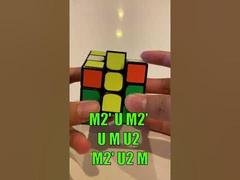 How To Solve a Rubik's Cube Z Perm? #3x3 #algorithm #pll #puzzles # ...