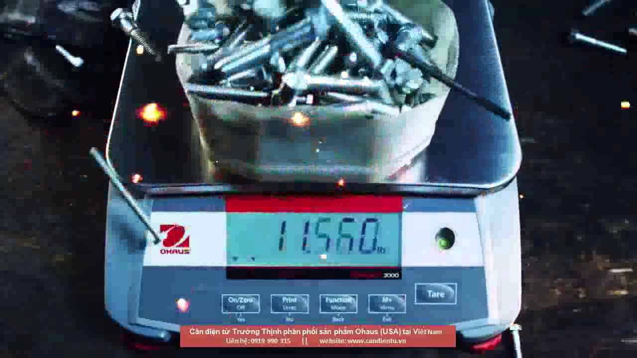 OHAUS Ranger 2000 Series HD - cân điện tử Trường Thịnh - YouTube