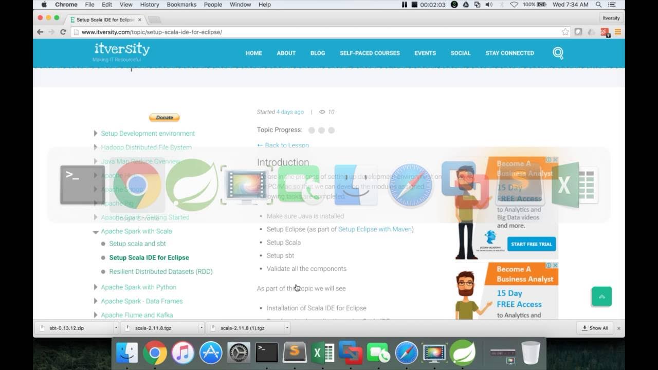 Scala - Setup Scala IDE for Eclipse - Introduction - YouTube