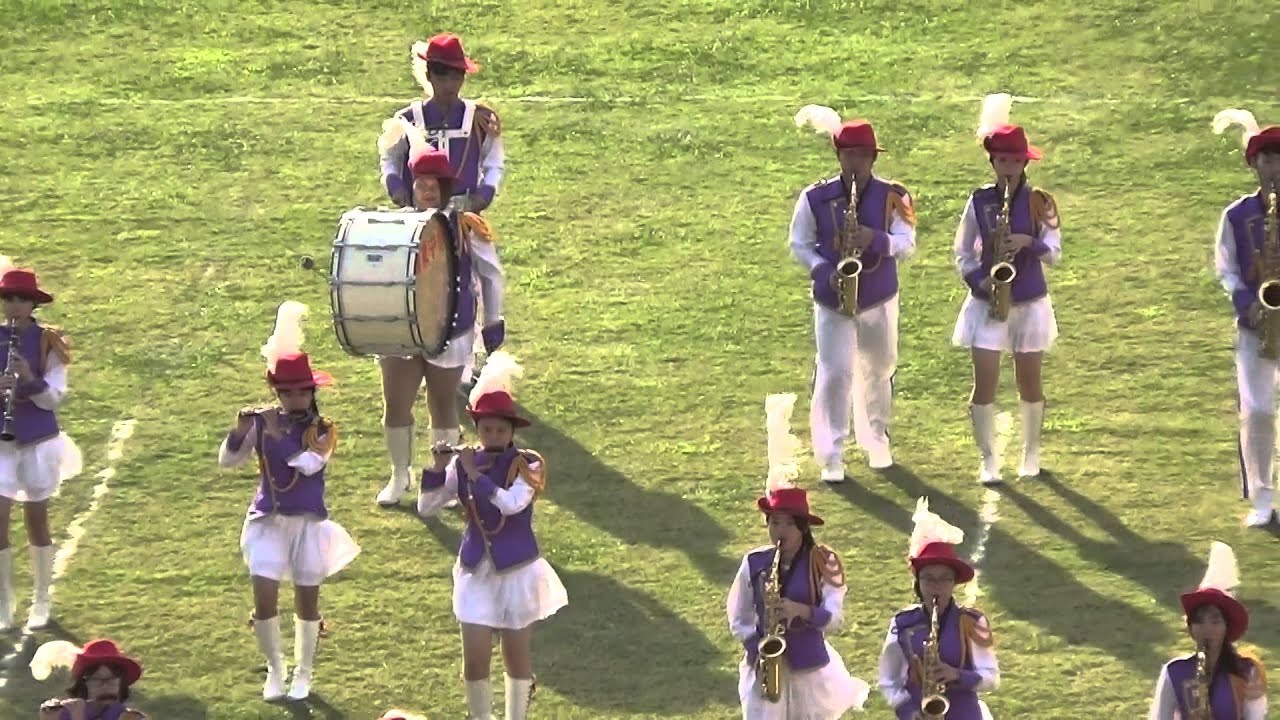 Marching Band, Ling Tung High School, Taichung 台中嶺東高中樂旗隊 桃園國際管樂嘉年華 ...
