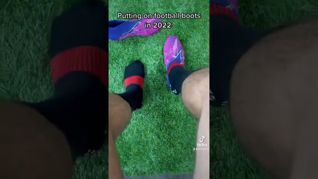Putting on football boots - Then vs Now - YouTube