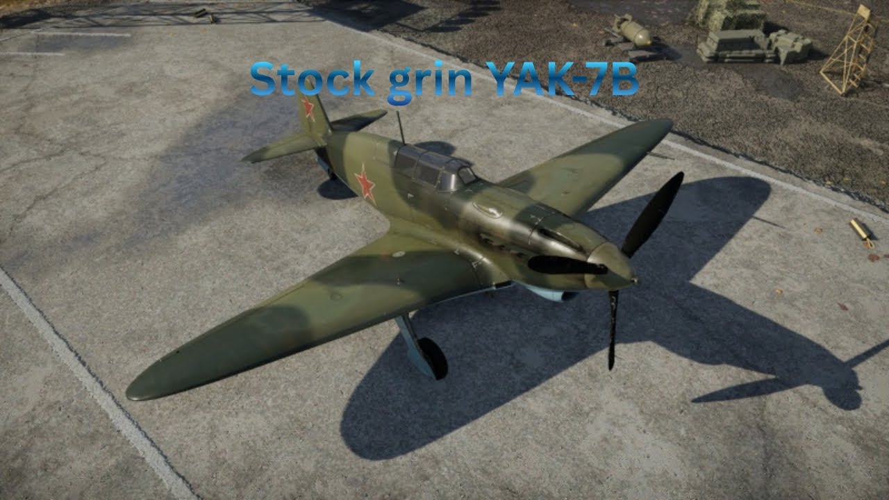 stock grinding Yak-7B - YouTube