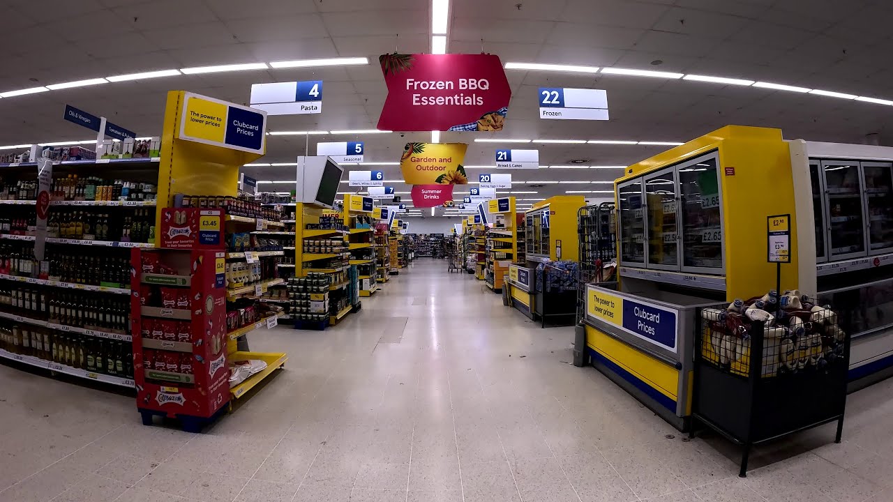 Midnight Tesco Shopping | 4K Liminal Experience | Leith, Edinburgh ...