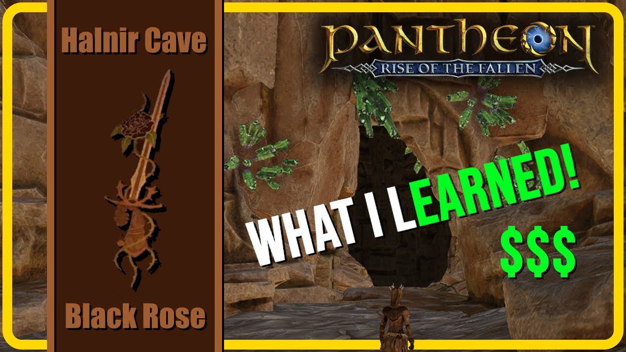 Pantheon Rise of the Fallen - Black Rose XP and Gold Farm in Halnir ...